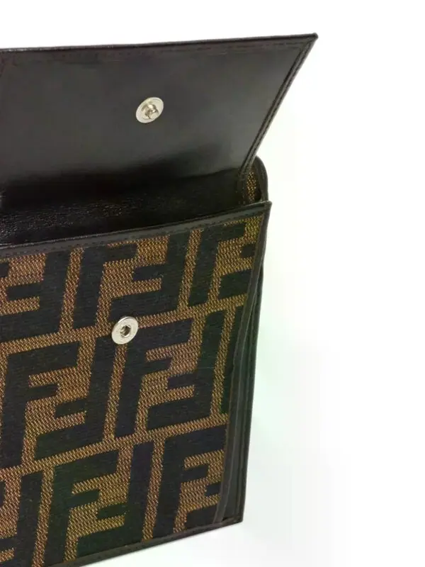 Fendi 1990-2000s Zucca Wallet Purse