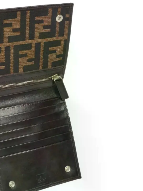 Fendi 1990-2000s Zucca Wallet Purse