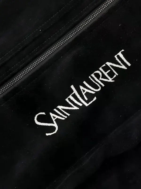 Saint Laurent Logo-embroidered Duffle Bag