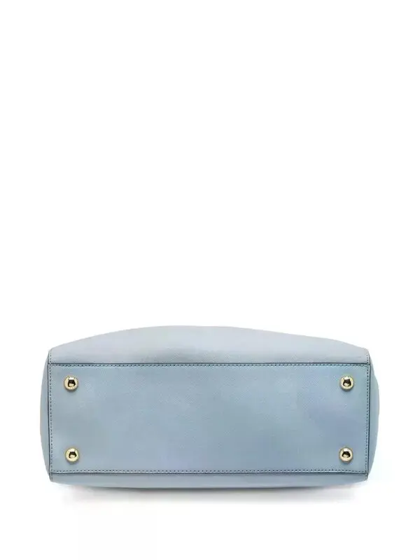 Michael Kors Cynthia Leather Tote Bag - Blue