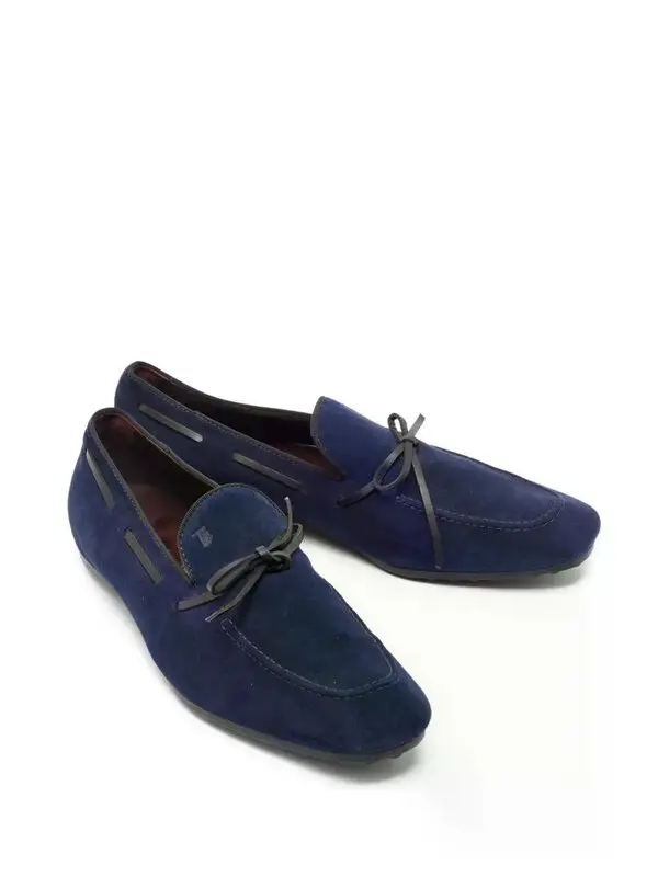 TOD'S Suede Boat Shoes