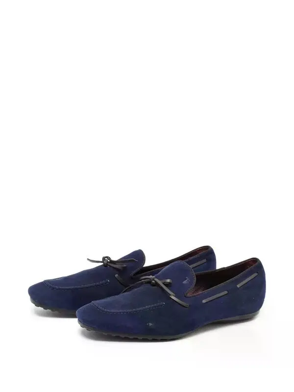 TOD'S Suede Boat Shoes