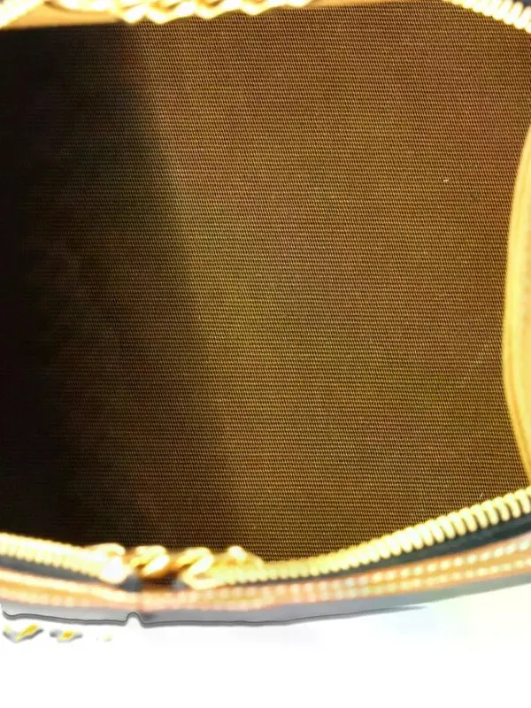 Celine Pyramid Chain Triomphe Coated Canvas Shoulder Bag