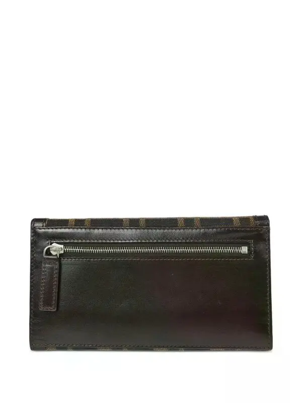 Fendi 1990-2000s Zucca Leather Wallet