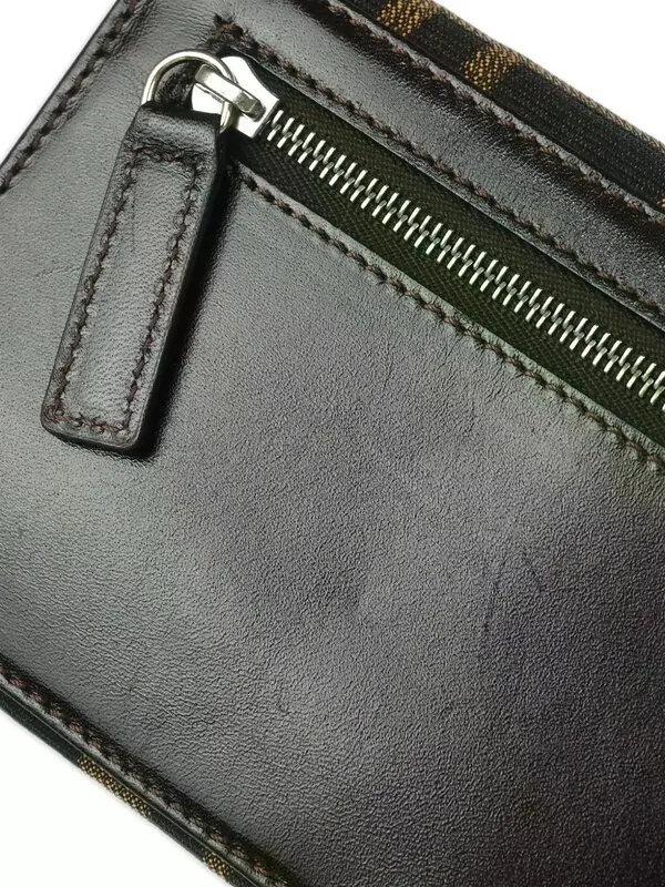 Fendi 1990-2000s Zucca Leather Wallet