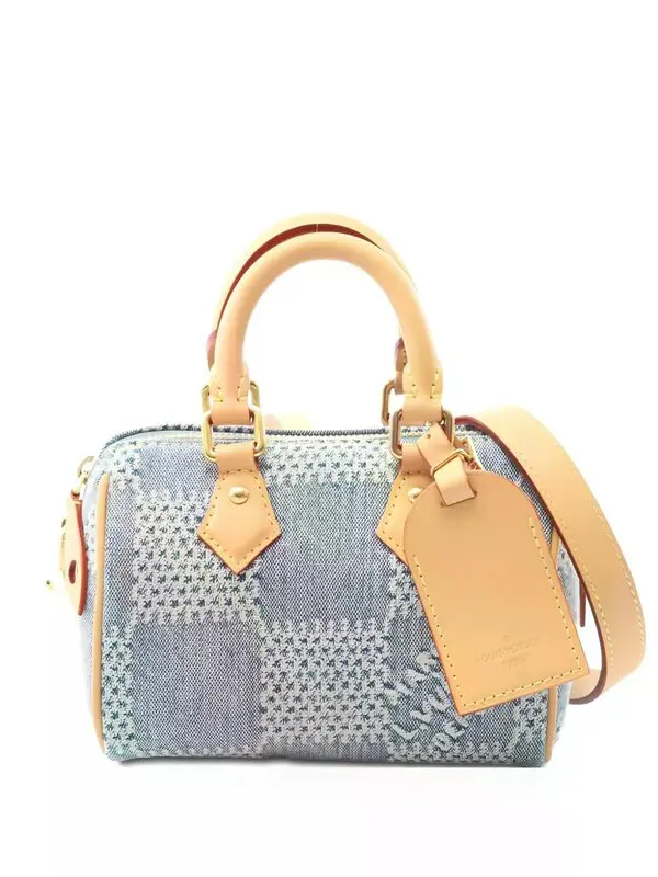 LOUIS VUITTON Speedy 18 Bandoulière Handbag - Blue