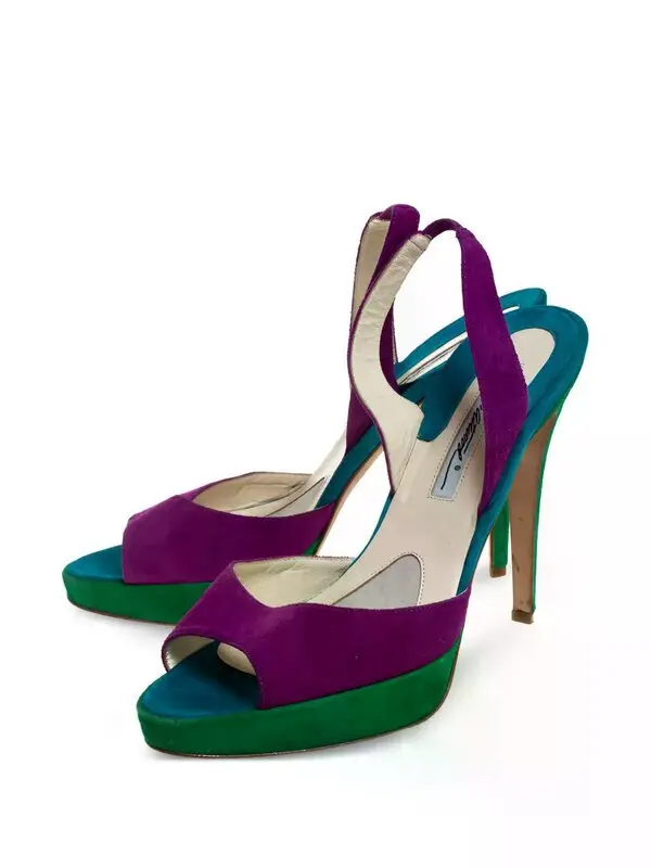 Brian Atwood 125mm Slingback Platform Sandals