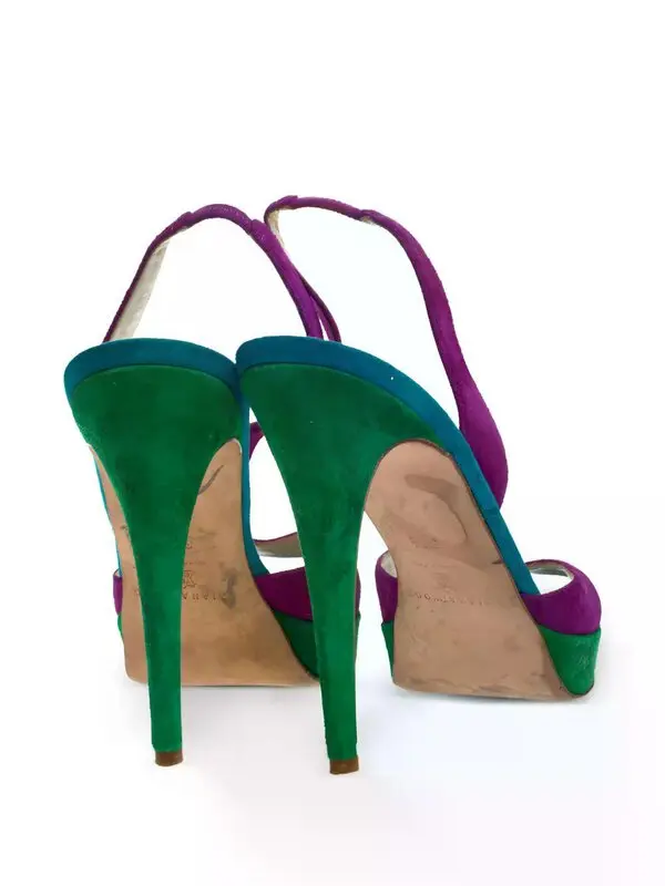 Brian Atwood 125mm Slingback Platform Sandals