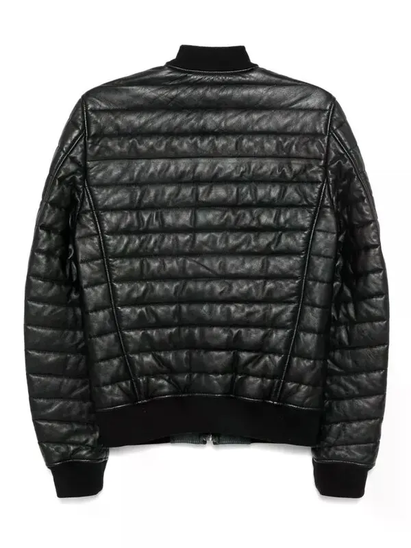 Dolce & Gabbana Leather Bomber Jacket