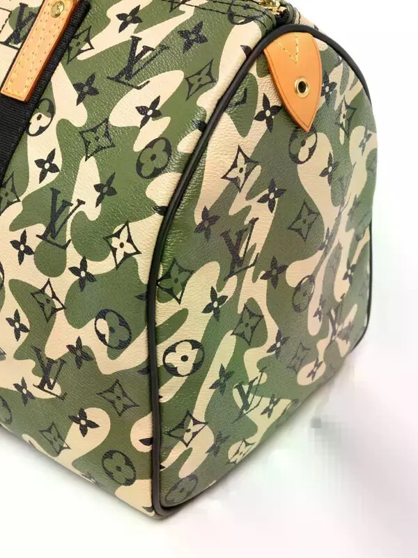 LOUIS VUITTON X Takashi Murakami 2008 Speedy 35 Tote - Green