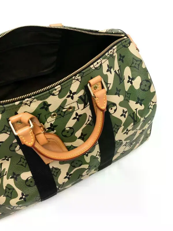 LOUIS VUITTON X Takashi Murakami 2008 Speedy 35 Tote - Green