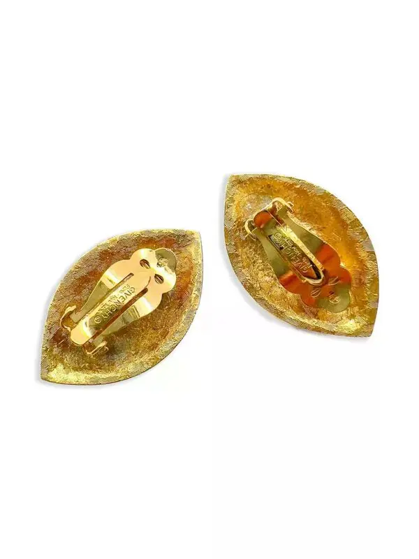 Givenchy 1980s Crystal-embellished Clip-on Earrings
