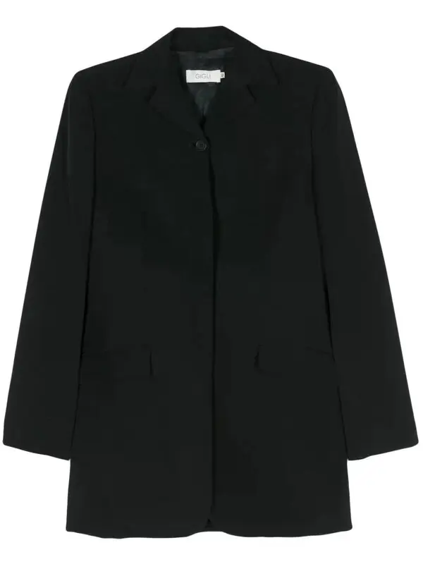 ROMEO GIGLI 1990s Single-breasted Long Blazer