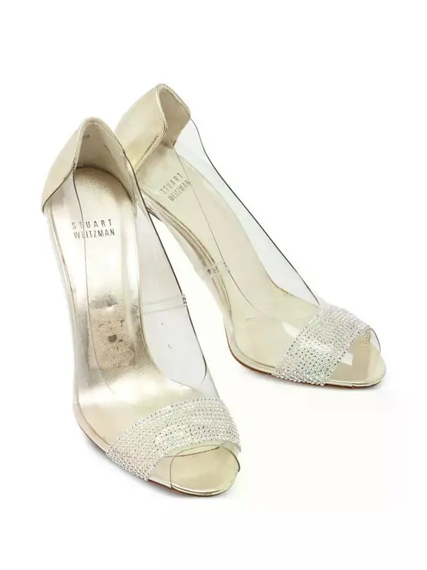STUART WEITZMAN 105mm Crystal-embellished Pumps