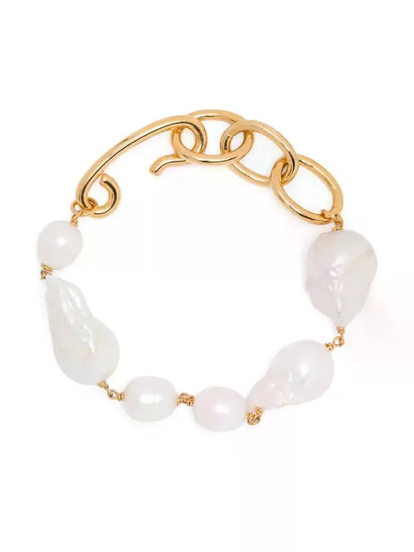 JIL SANDER Pearl Bracelet - Gold