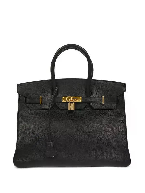 Hermès 2002 Birkin 35 Handbag - Black