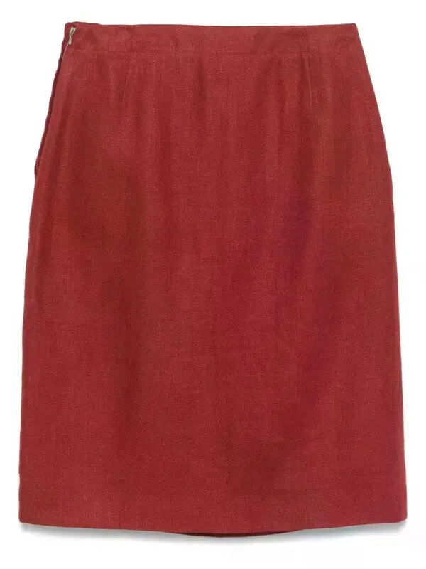Hermès 2010s Twill-weave Mini Skirt