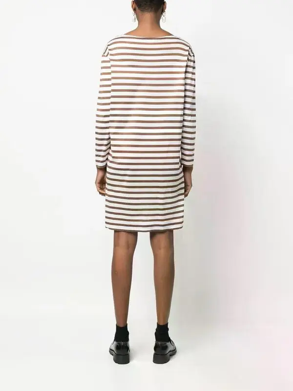 Hermès Brides De Gala Striped Dress