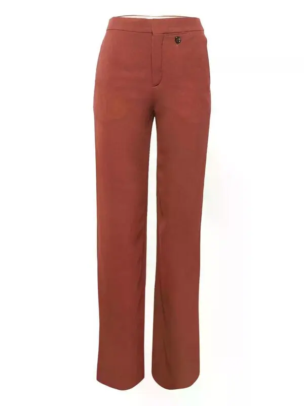 Chloé Front-pocket Crepe Trousers