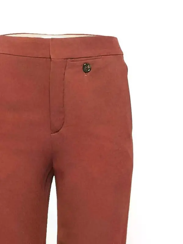 Chloé Front-pocket Crepe Trousers