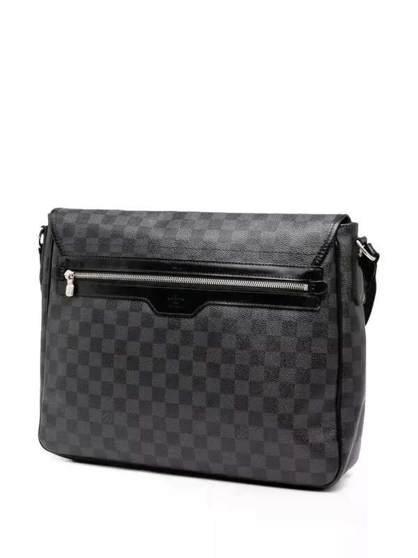 LOUIS VUITTON 2009 Damier Graphite Daniel Mm Crossbody Bag