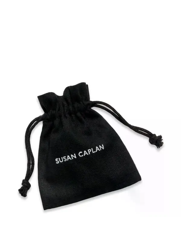 SUSAN CAPLAN 1980s Stone-embellished Clip-on Earrings