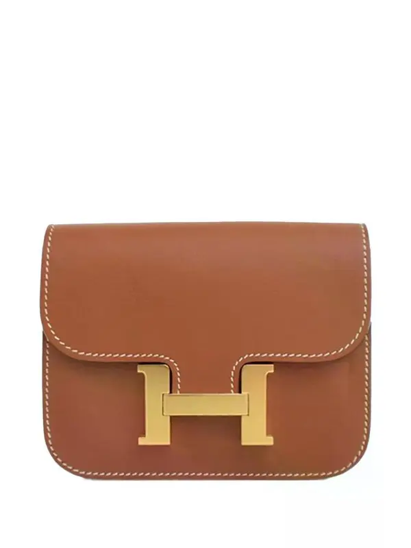 Hermès 2021 Evercolor Constance Slim Wallet Small Wallets - Brown