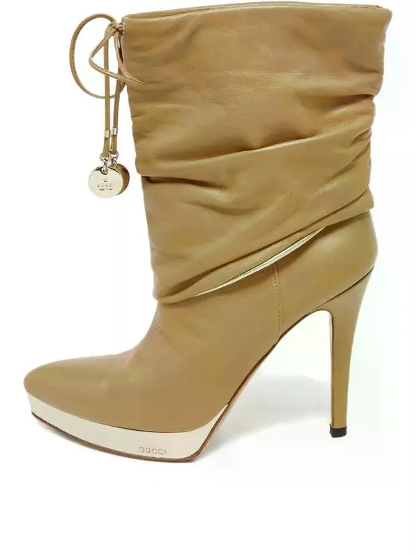 Gucci 110mm Platform Ankle Boots