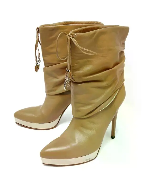 Gucci 110mm Platform Ankle Boots