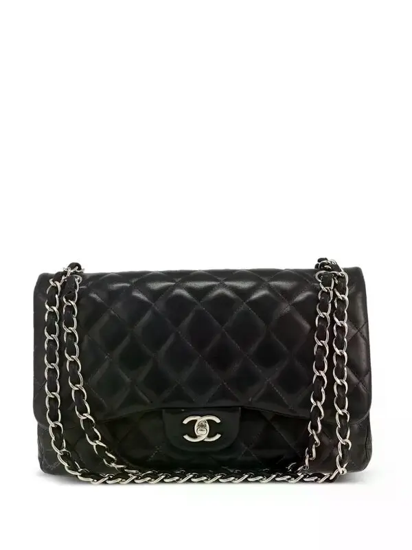 Chanel 2012 Timeless Jumbo Quilted Leather Cross Body Bag