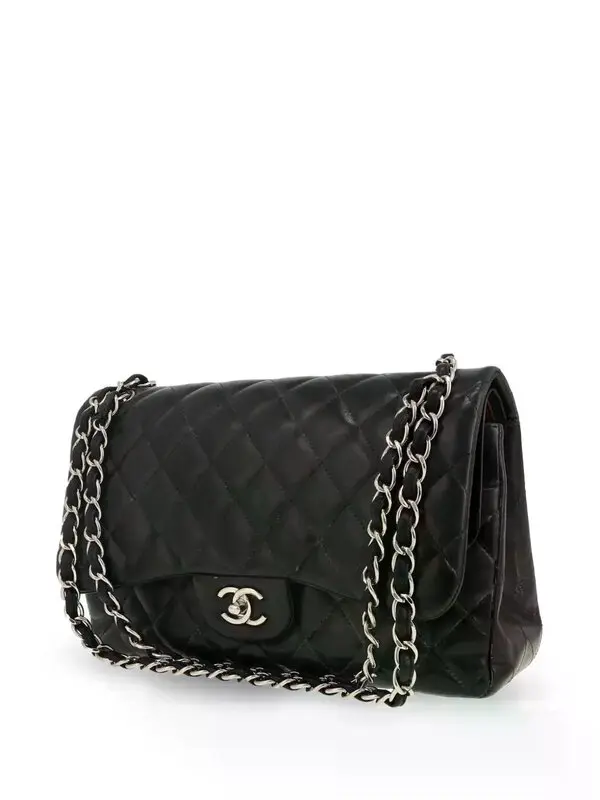 Chanel 2012 Timeless Jumbo Quilted Leather Cross Body Bag