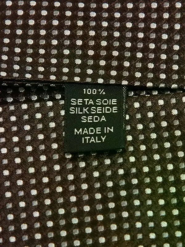 Ermenegildo Zegna Silk Neck Tie - Brown