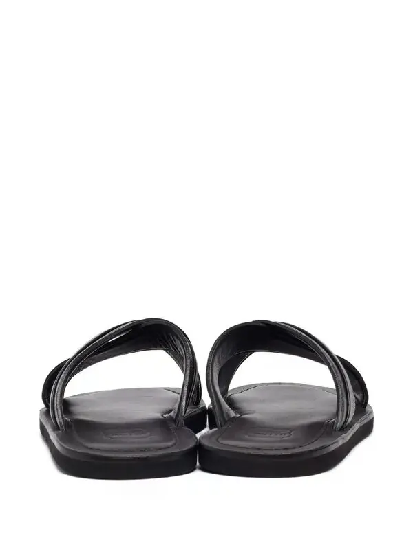 MALONE SOULIERS Gabriel Cross-strap Leather Sandals