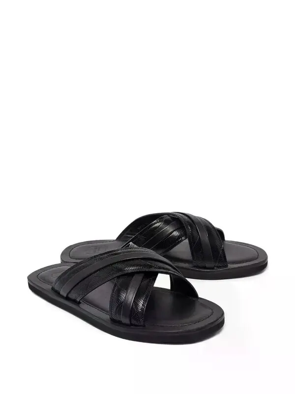 MALONE SOULIERS Gabriel Cross-strap Leather Sandals
