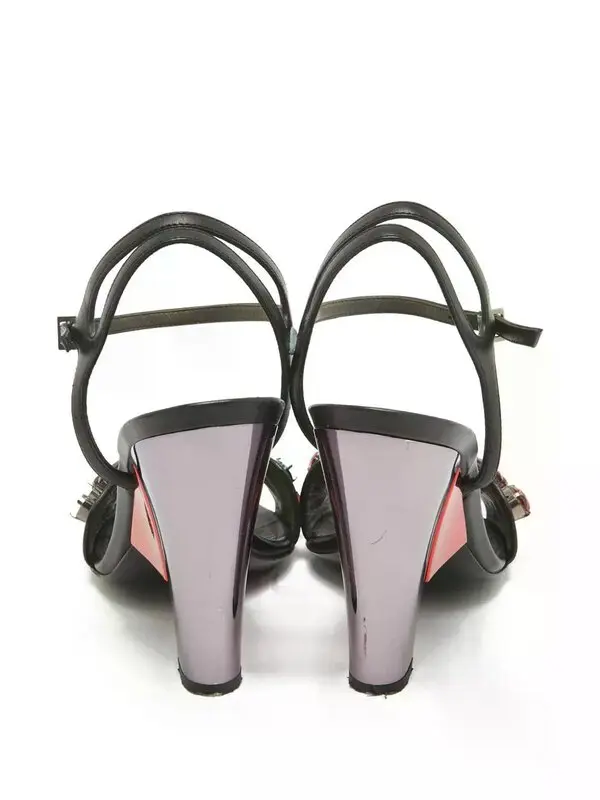 Fendi 110mm Crystal-embellished Sandals