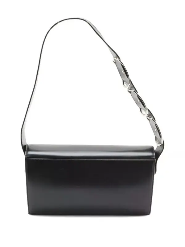 FERRAGAMO Leather Buckle Shoulder Bag