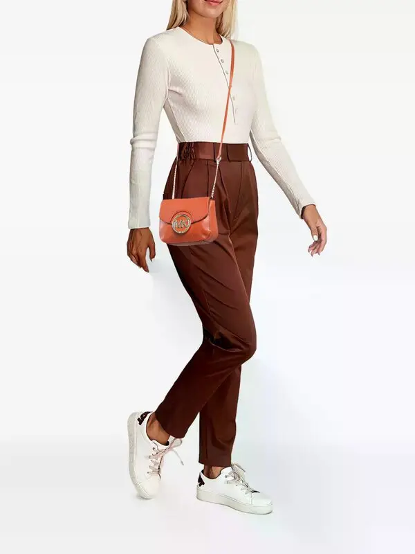 Michael Kors Fulton Logo-plaque Cross Body Bag - Orange