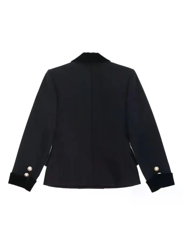 Saint Laurent Pre-owned 1970s Wool Double-breasted Jacket