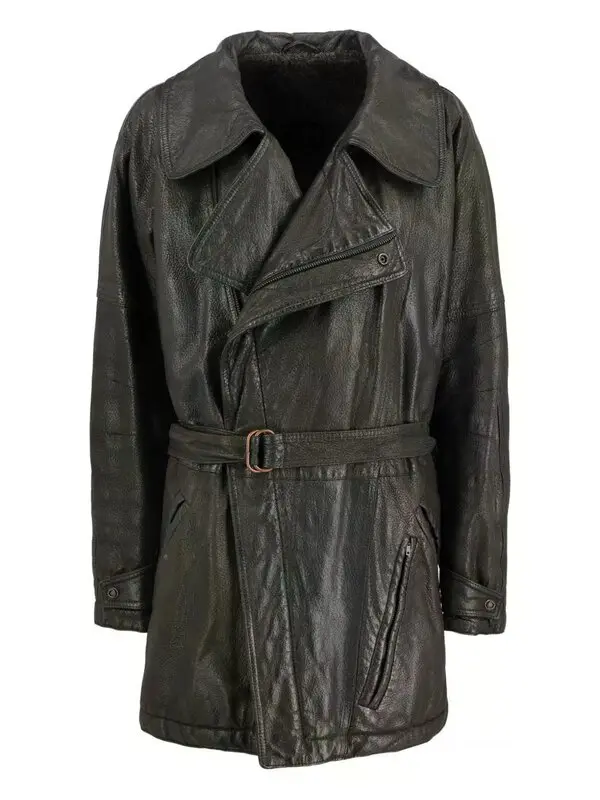 Gianfranco Ferre Grained Leather Jacket