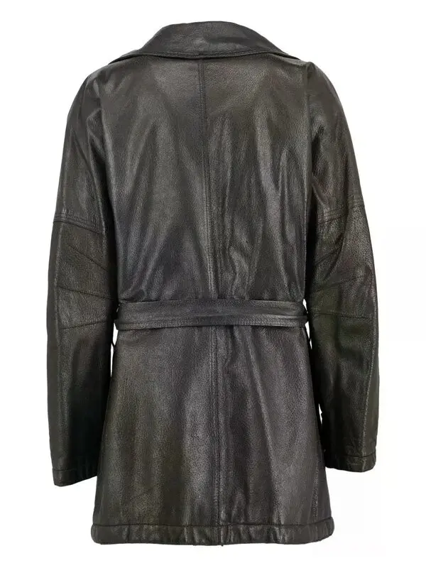 Gianfranco Ferre Grained Leather Jacket