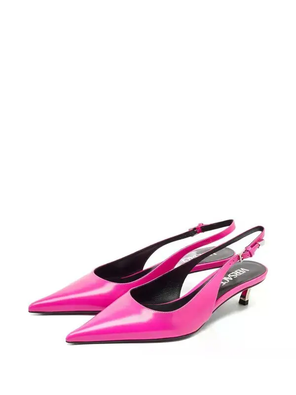 Versace 45mm Pointed-toe Slingback Pumps
