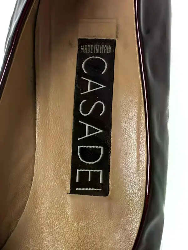Casadei Pointed-toe Crystal-heel Pumps
