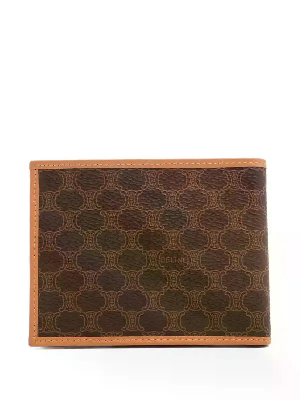 Celine Triomphe-print Wallet