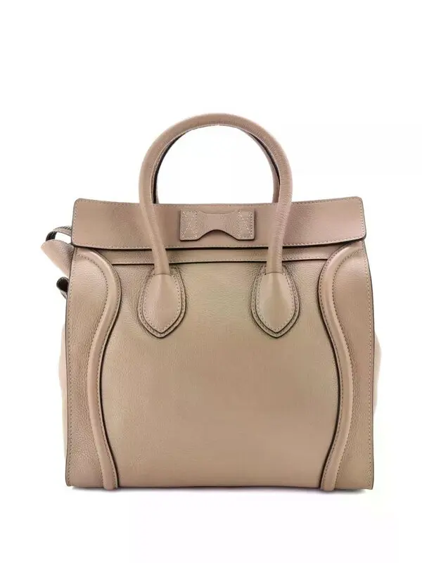 Celine Luggage Bag Grainy Leather Mini Tote Bag