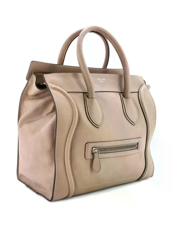 Celine Luggage Bag Grainy Leather Mini Tote Bag