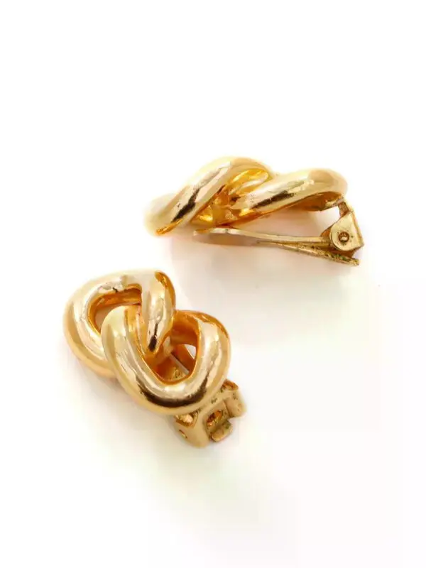 Dior Chain-link Clip-on Earrings