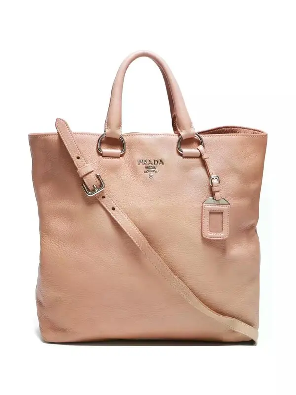 Prada Logo-lettering Two-way Handbag