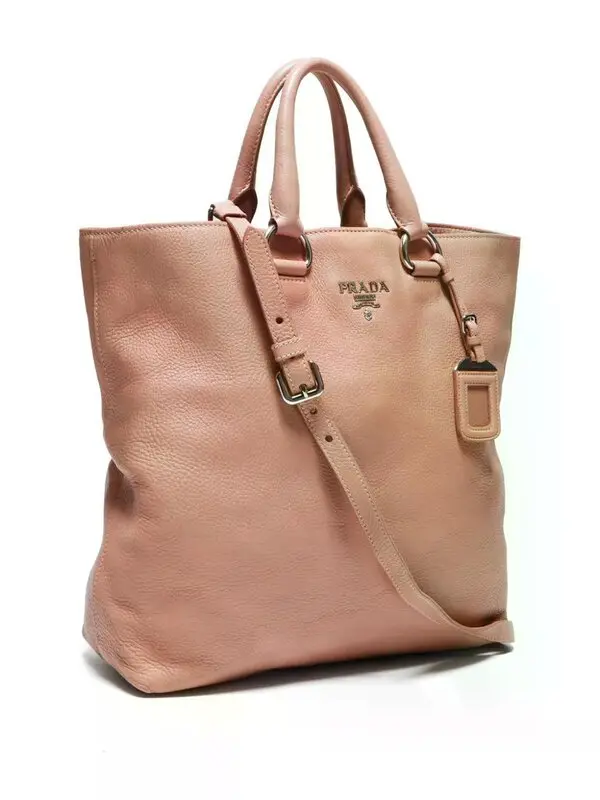 Prada Logo-lettering Two-way Handbag