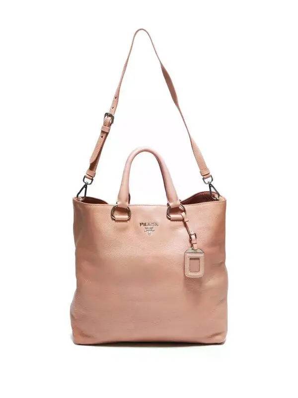 Prada Logo-lettering Two-way Handbag