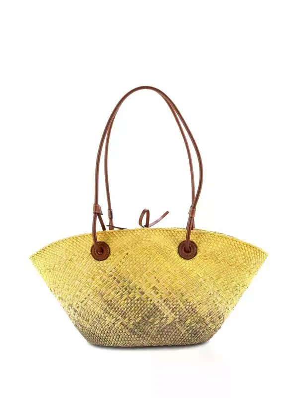 Loewe Anagram Basket Raffia Small Tote Bag